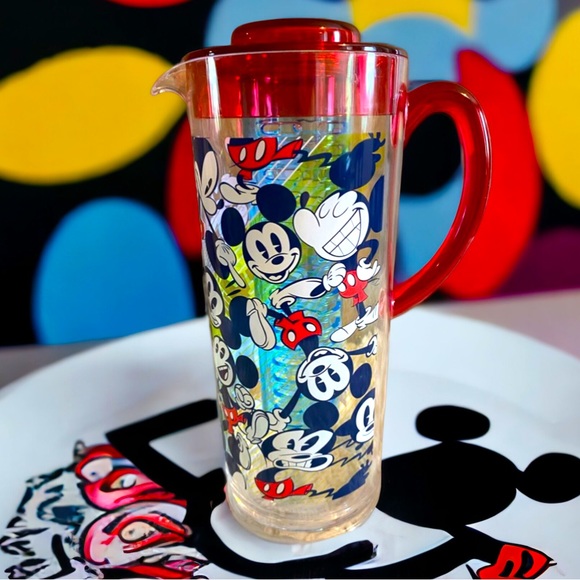 Disney | Dining | Disney Store Acrylic Mickey Mouse Pitcher With ...